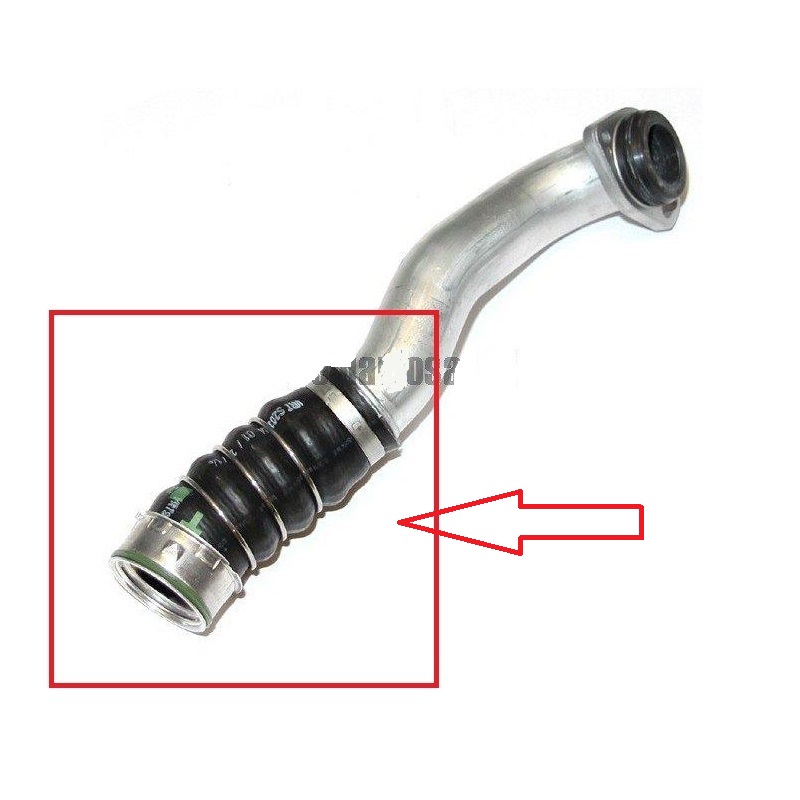 E90 Turbo İnterkol Hortumu Üst M47N 2006-2008 - 11617795304