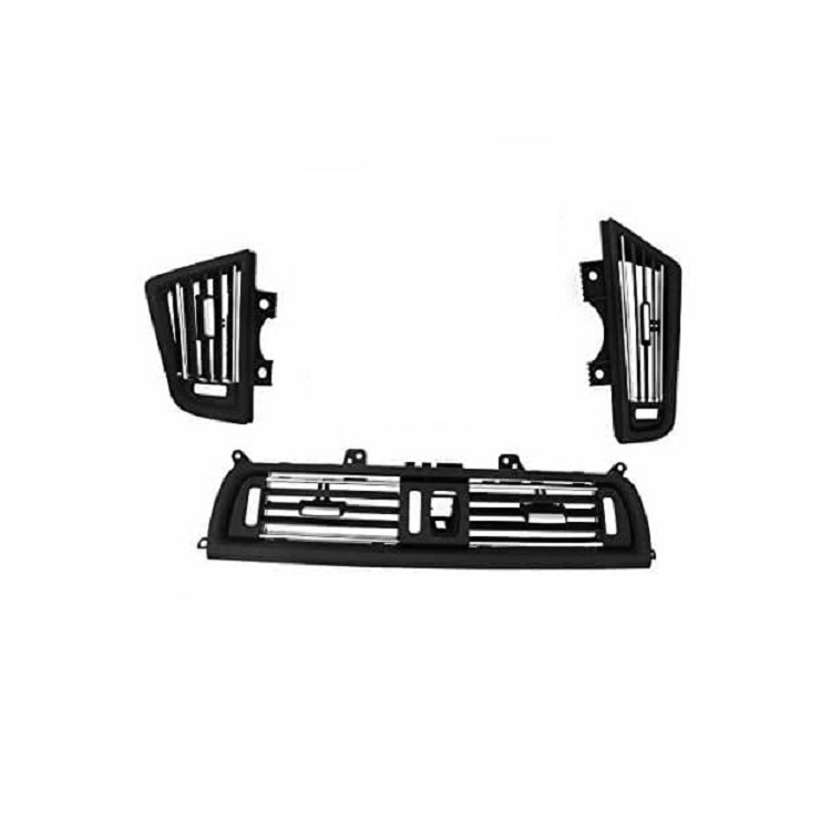 Klima Kalorifer Izgarası F10+LCI Ön ( Set 3 ad ) Nikelajlı Piano-Siyah ...