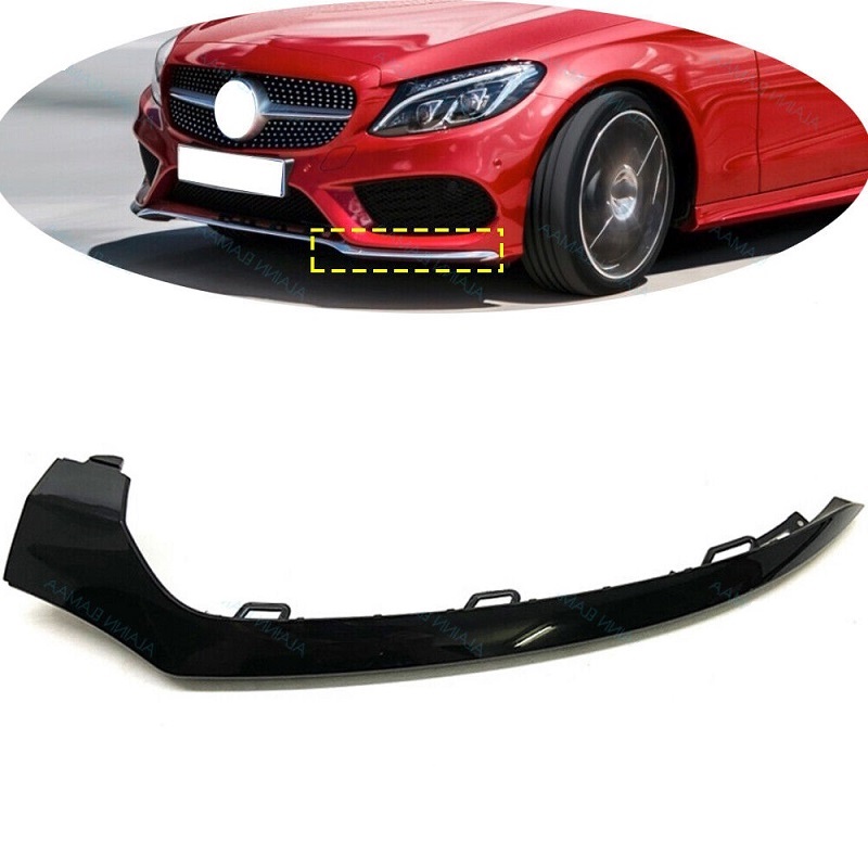 W205 Ön Tampon Nikelajı Sol Amg Siyah 2015-2018 - A2058852500