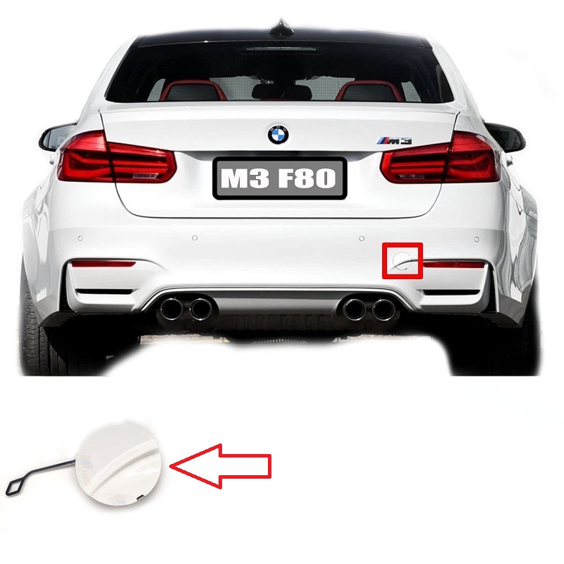 F30 Arka Tampon Çeki Kapağı ///m3 F80 2012-2018 - 51128061605
