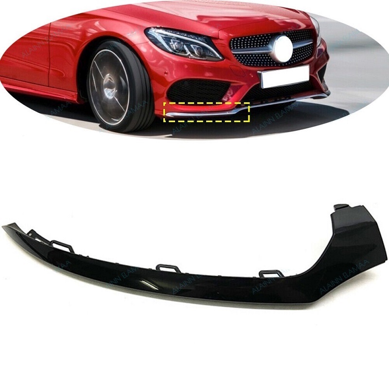 W205 Ön Tampon Nikelajı Sağ Amg Siyah 2015-2018 - A2058852600