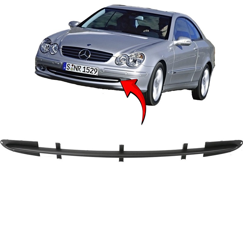 W209 Ön Tampon Orta Izgara 2002-2006 - A2098850022